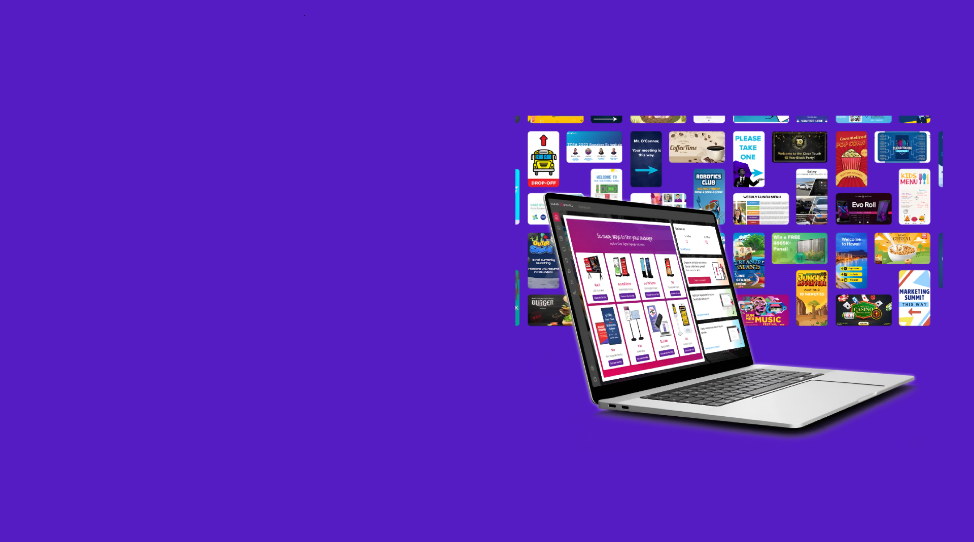 Clear Digital – Portable Digital Signage & Display Solutions